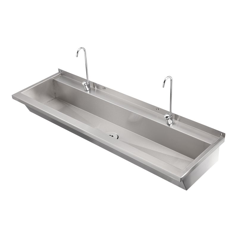 Stainless Steel Wall Mounted Bottle Filling Trough