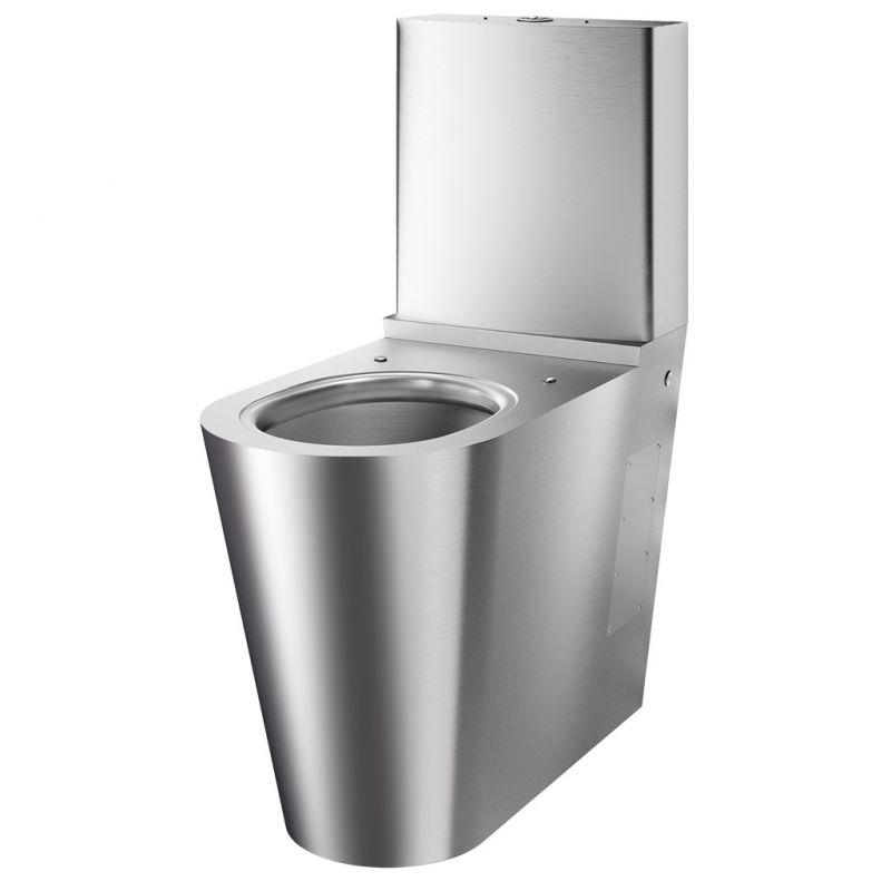 Accessible Close Coupled WC Suite - Stainless Steel