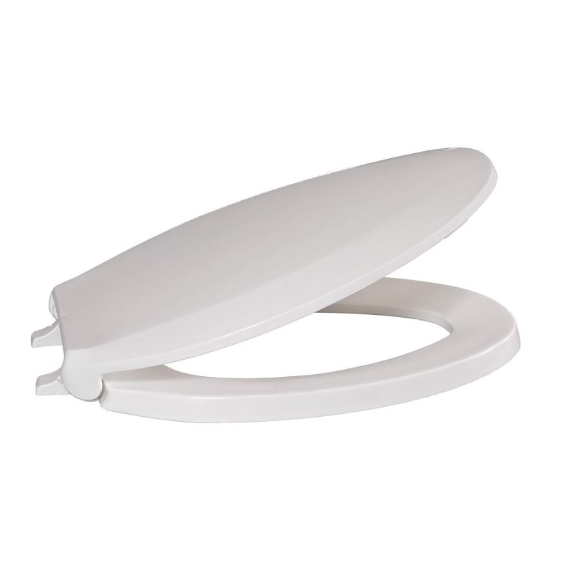 White Elongated Toilet Seat & Cover - In Stock Now