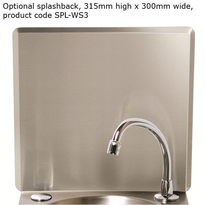 Knee Operated Wall Mounted Basin