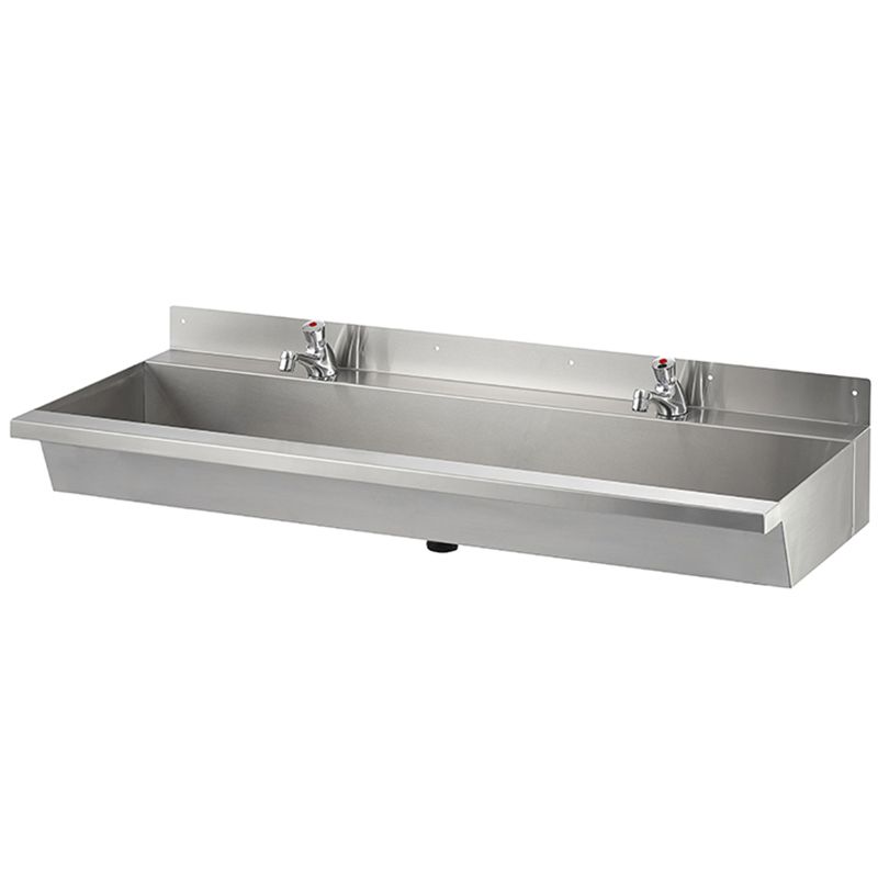Stainless Steel Wall Mounted Wash Trough