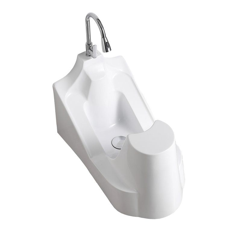 Complete Wudu Foot Wash With Seat and Tap