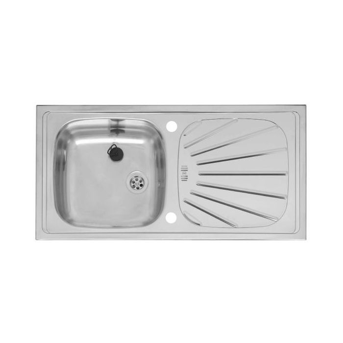 Inset Single Bowl Single Reversible Drainer Kitchen Sink