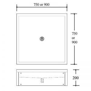 Stand Up Shower Dimensions