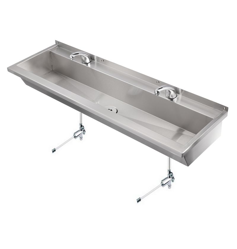 Stainless Steel Knee Operated Wash Troughs