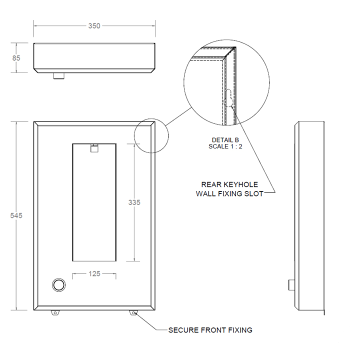 Surface Mounted Bottle Filling Station