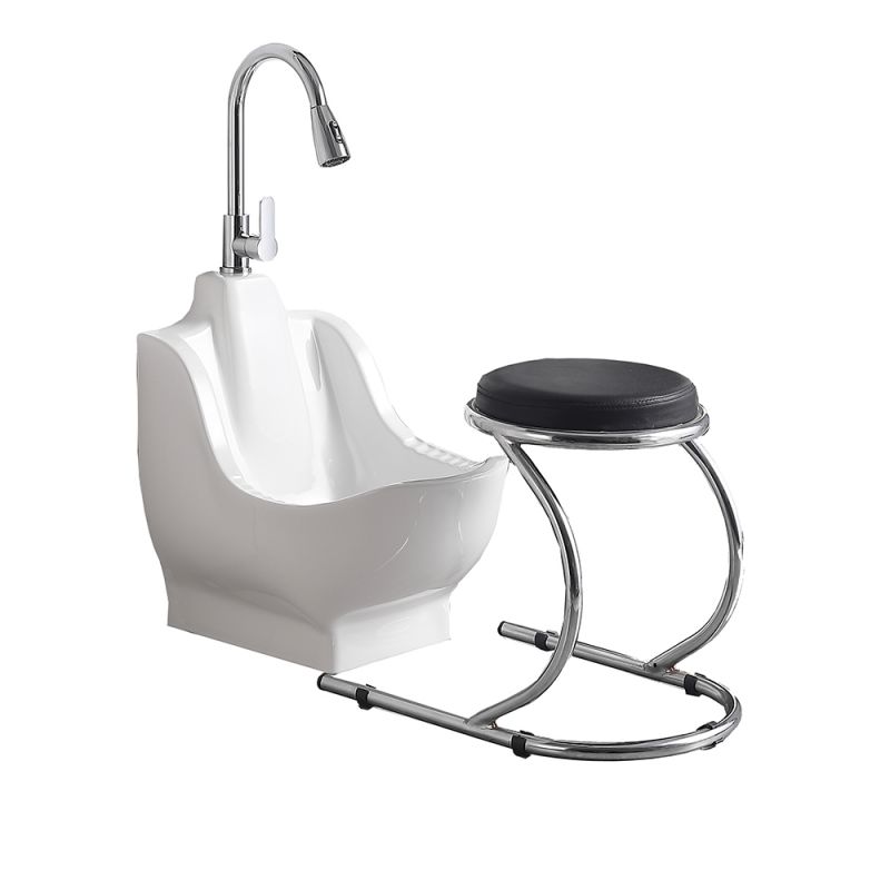 Wudu Foot Wash Unit With Separate Seat